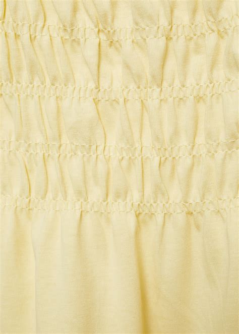 Gathered Details Dress Girls Mango Outlet Usa