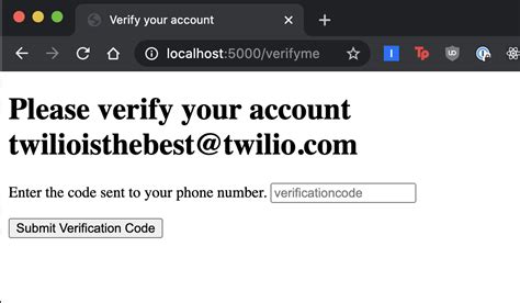 Build A Site With Flask And Twilio Verify For Users To Upload A File