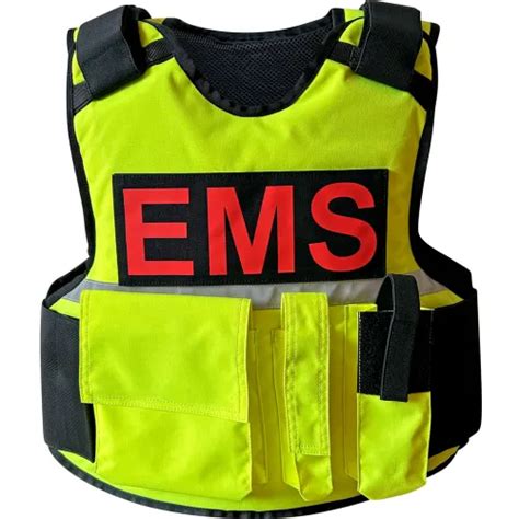 Edi Usa Ems Ballistic Vest Level Iii A M Hi Vis Yellow