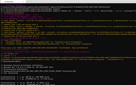 TaskbarProgressCom Is Not Supported When Benchmarking Native AOT