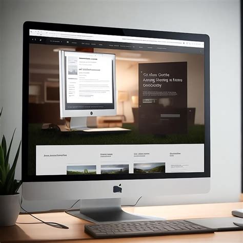 A Mac Os X Computer Is Open To A Page That Says Quot The Website Quot