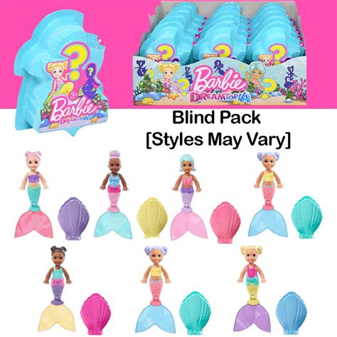 1 PC Mattel DP Barbie Dreamtopia Blind Pack Surprise Mermaid Dolls Asst