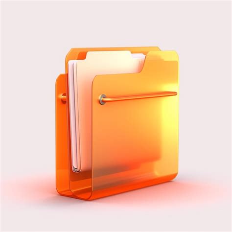 Folder Icon Design Premium AI Generated Image