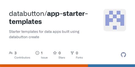 Github Databuttonapp Starter Templates Starter Templates For Data