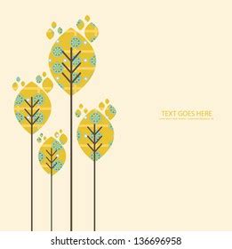 Abstract Tree Background Stock Vector Royalty Free 136696958 Shutterstock