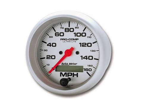 Auto Meter Ultra Lite Series 3 38 Programmable 160 Mph Electric