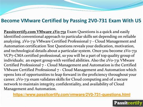 ppt 2v0 731 vmware vcp7 cma practice test 2018 updated exams