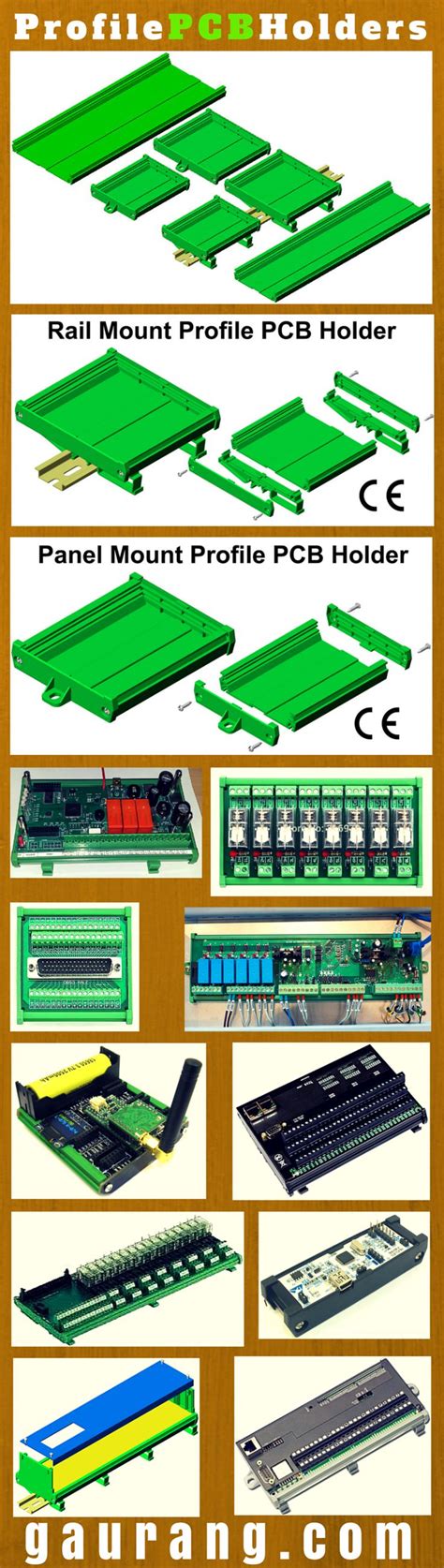 Mount Your Custom Interface Pcbs On Din Rail Panel Mount Using Pcb Holders Arduino Arduino
