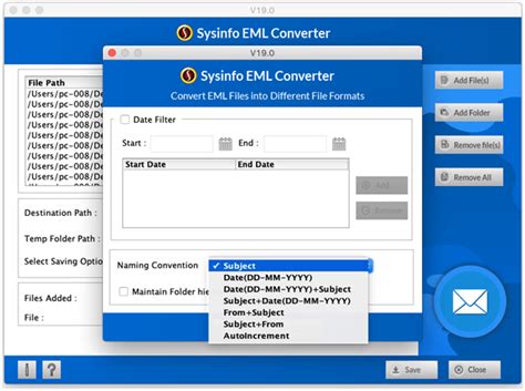 EML File Converter For Mac And Windows To Convert EML To PDF PST And MSG