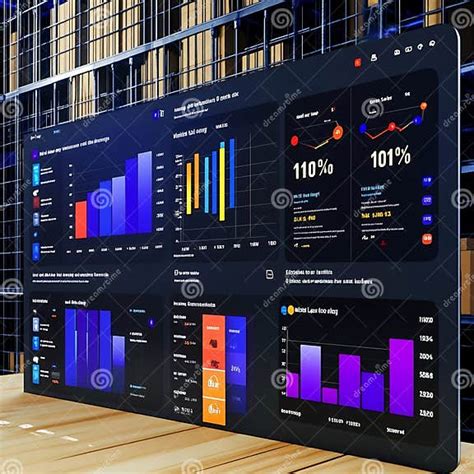 Digital Data Analytics Dashboard Displaying Business Charts And Graphs