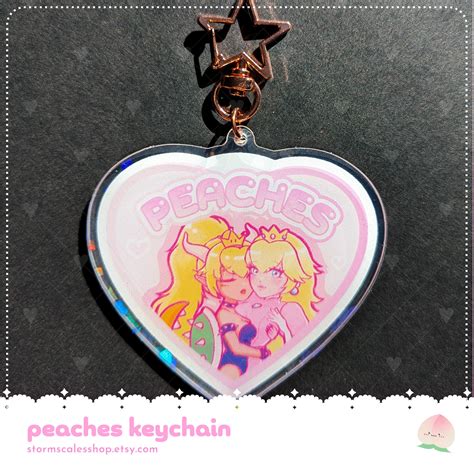 Princess Peach X Bowsette Peaches Peaches Peaches Holographic Double