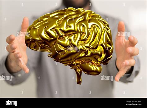 Person S Hand Holding A 3D Rendered Artificial Intelligence Stock Photo