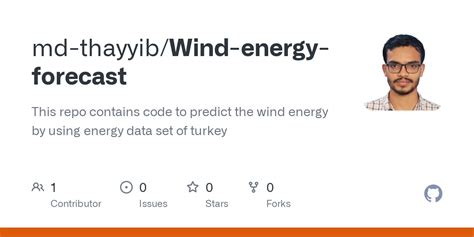Github Md Thayyibwind Energy Forecast This Repo Contains Code To