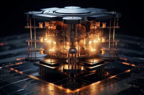 Premium Photo Large Quantum Computer