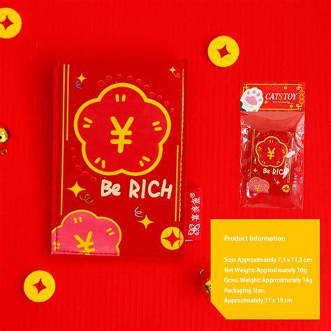 Lucky Red Envelope Catnip Toy Chinese New Year Paws Club