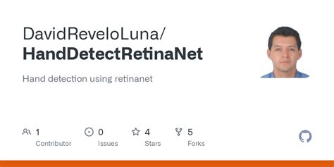 github davidreveloluna handdetectretinanet hand detection using retinanet
