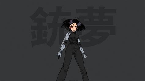 Short Hair 1080p Yukito Kishiro Weapon Battle Angel Alita Anime