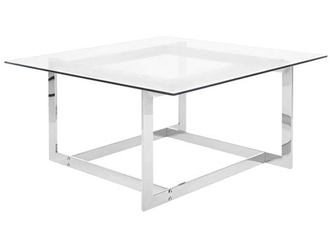 Table Basse Argentée En Verre Crystal Belianifr