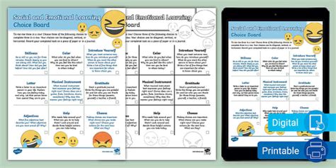 4th Grade Social And Emotional Learning Activities Pdf