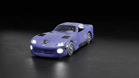 3d Dodge Viper Model Turbosquid 2130304