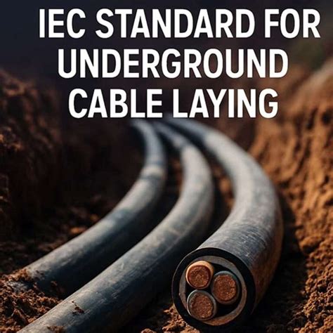 Iec Standard For Underground Cable Laying Electrical Engineering Hub