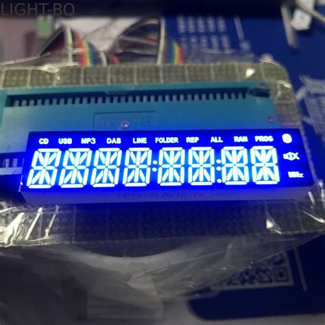 ultra white custom 8digit 14 segment led display