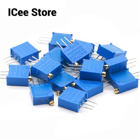 3296w Potentiometer High Precision Variable Resistor 20r 2m 20r 100r 200r 500r 1k 2k 5k 10k 20k