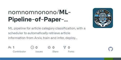 GitHub Nomnomnonono ML Pipeline Of Paper Category Classification ML