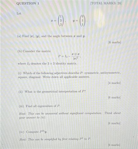 Solved Question 1 Total Marks