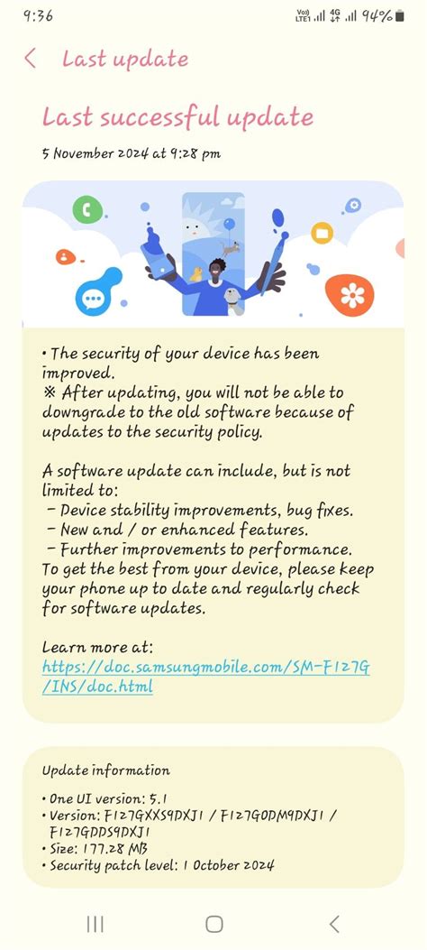Galaxy F12 Update In Security Patch Level Is Avai Samsung Members