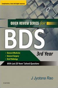 Quick Review Series For BDS 3rd Year 2nd Edition Dental Library Net