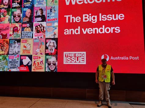 Behind The Scenes Of The Big Issue Fortnightly Launches At Australia Post Australia Post