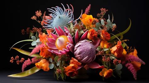 Premium Photo The Art Of Nature Celebrating Exotic Flower Diversity