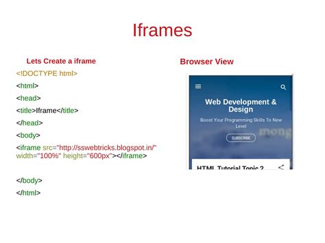 Html 5 Simple Tutorial Part 3 Odp Web Design And Html Internet