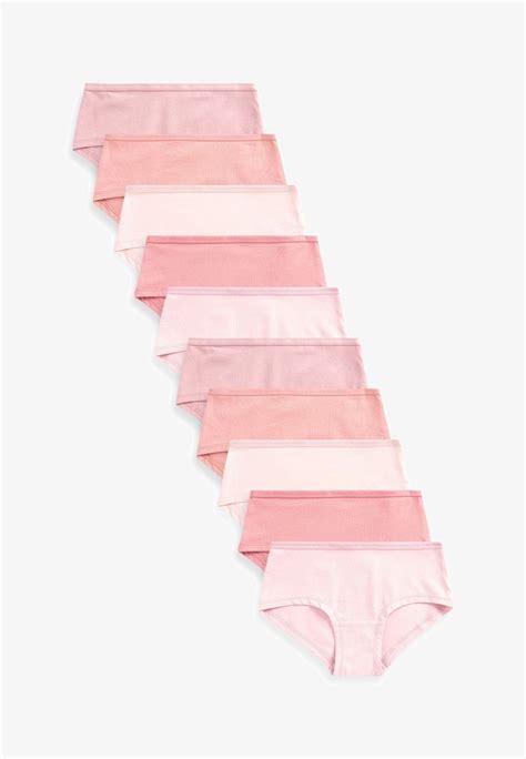 Next 10 Pack Hipster Slip Pink Elastic Trimpink Zalandoch