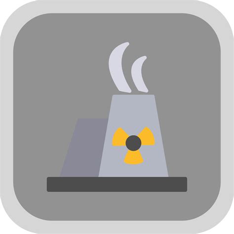 Nuclear Fission Flat Round Corner Icon 42962321 Vector Art At Vecteezy