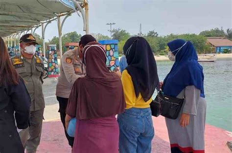 PPKM Level3 Polsek Kep Seribu Selatan Ketatkan ProKes Dan Cek