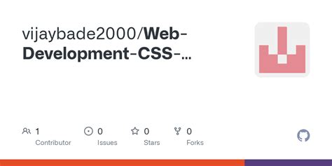 github vijaybade2000 web development css major project