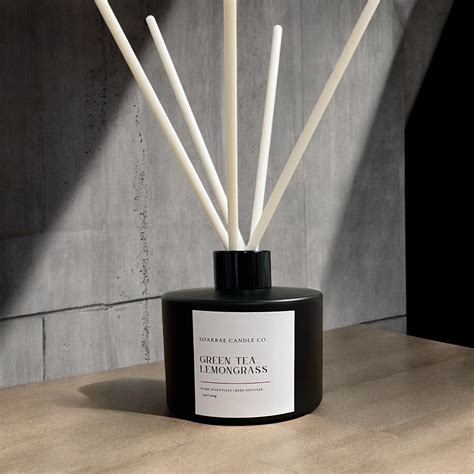 Green Tea Lemongrass Reed Diffuser Soarbäe