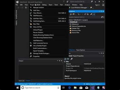 How To Create A Simple C Program Hello World YouTube