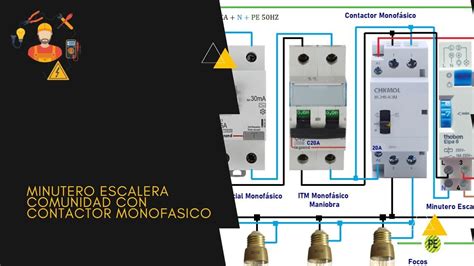 Minutero De Escalera Con Contactor Artofit