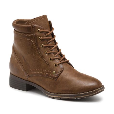 Ghbass Leather Gh Bass Pennsy Lace Up Boot In Cognac Brown Lyst