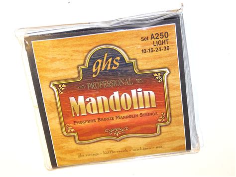 Ghs A250 Phosphor Bronze Mandolin Strings Light Gauge 10 36 Supportive Solutions