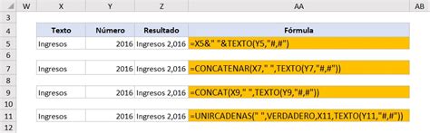 Concatenar En Excel Guía Detallada Excel No Convencional