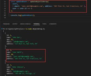 How To Update An Object In An Array In TypeScript