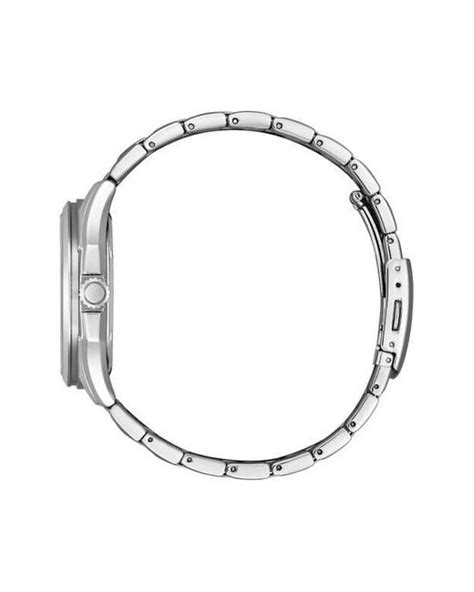 Citizen Eco Drive Stainless Steel Bracelet Wristwatch In Metallic For