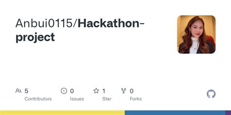 github anbui0115 hackathon project