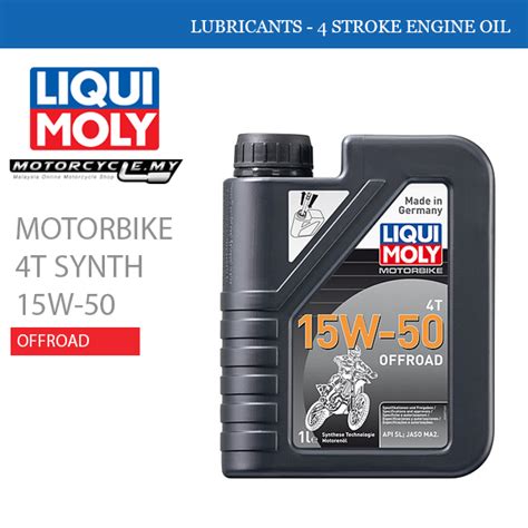 LIQUI MOLY Motorbike 4T Synth 15W-50 Offroad Malaysia
