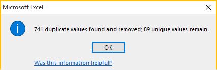 Excel De Duplicating Data PTR