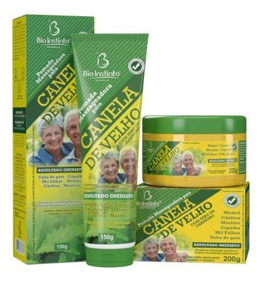Pomada Canela De Velho Original 3 X 150g Bio Instinto MercadoLivre